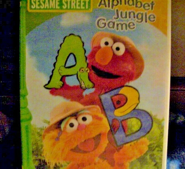 SESAME STREET - The Alphabet Jungle Game (DVD, 2001) Elmo Zoe Telly £8. ...