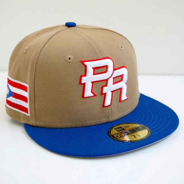 NEW ERA PUERTO Rico Fitted Hat 59Fifty WBC Limited Edition Khaki Blue £ ...