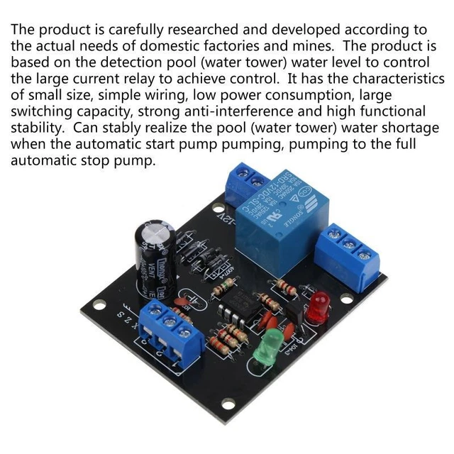 LIQUID LEVEL CONTROLLER Sensor Module Detection Drainage Control Circuit Board £6.19 - PicClick UK