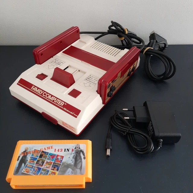 CONSOLE NINTENDO FAMILY Computer Famicom Vintage Retrogaming 1989 ...