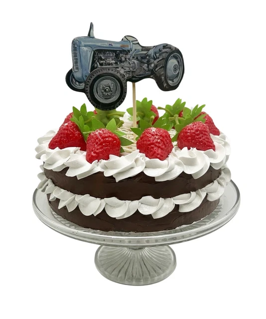 MASSEY FERGUSON TRACTOR Cake Topper - Tractor Cake Decoration - WT7-CT ...