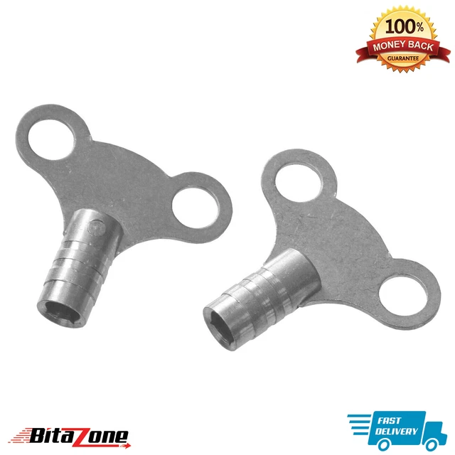 RADIATOR PLUMBING BLEED Bleeding Key Keys Solid Brass for Venting Air ...