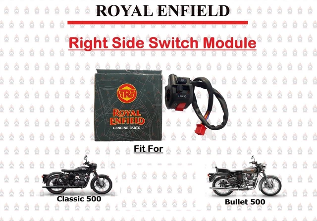 ROYAL ENFIELD &SWITCH Module RH per Classic/Bullet 500" EUR 45,87 ...