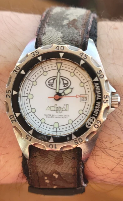 ANIMAL WATCH SERIES Ws001 Surf Vintage Original Y2K New Battery ...