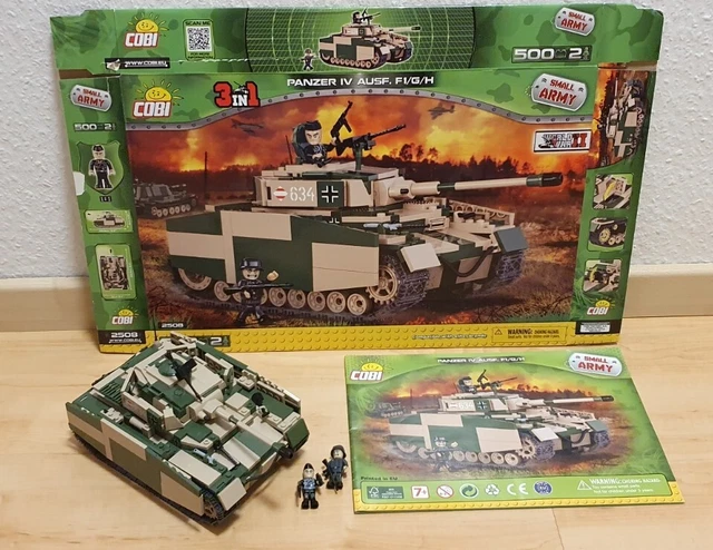 COBI 2508 - Panzer IV Ausf. F1/G/H mit Schürzen 3 in 1 inkl BA & OVP ...