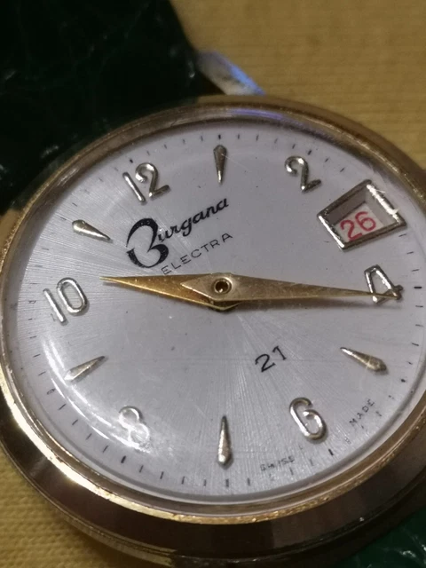 BURGANA ELECTRA 21 Uhr Handaufzug (Swiss Made) EUR 24,50 - PicClick DE
