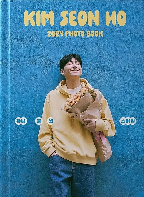 KIM SEON HO [ONE,TWO,THREE,SMILE] 2024 PHOTO BOOK/Buch+Karte+Sticker ...