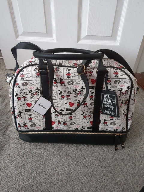 DISNEY PRIMARK LARGE Holdall Mickey And Minnie Mouse Weekend Bag NWT £ ...