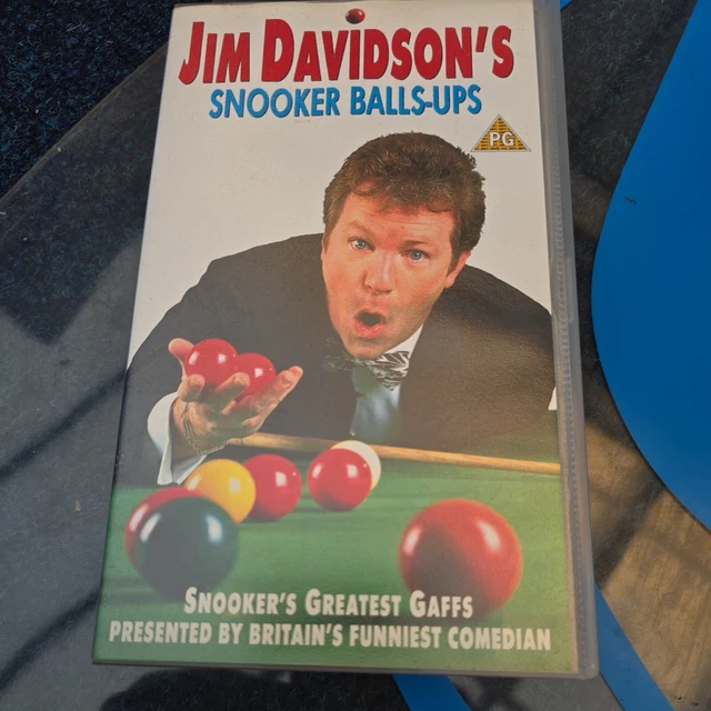 JIM DAVIDSON'S SNOOKER Balls-Ups (VHS, 1994) £7.50 - PicClick UK