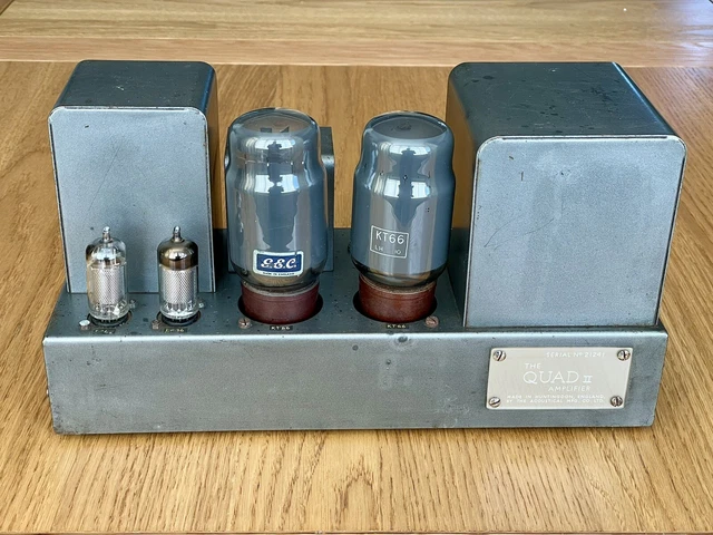 QUAD 2 VALVE amplifier- good base for a project, needs valves- UNTESTED ...