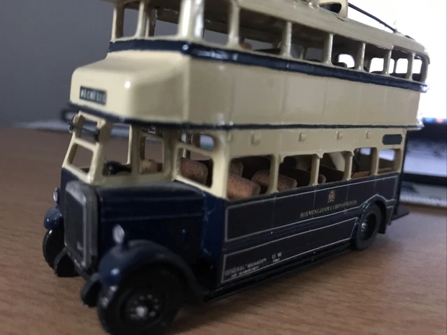 WHITE METAL BIRMINGHAM Trolley Bus Model Kit Built £20.00 - PicClick UK