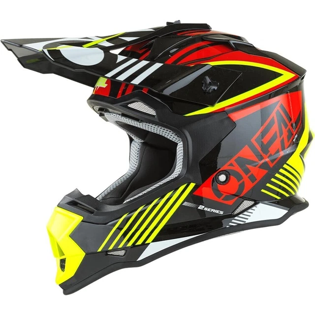 ONEAL 2 SERIES Rush Red / Neon Yellow Kids/Youth Helmet On0200302 ...