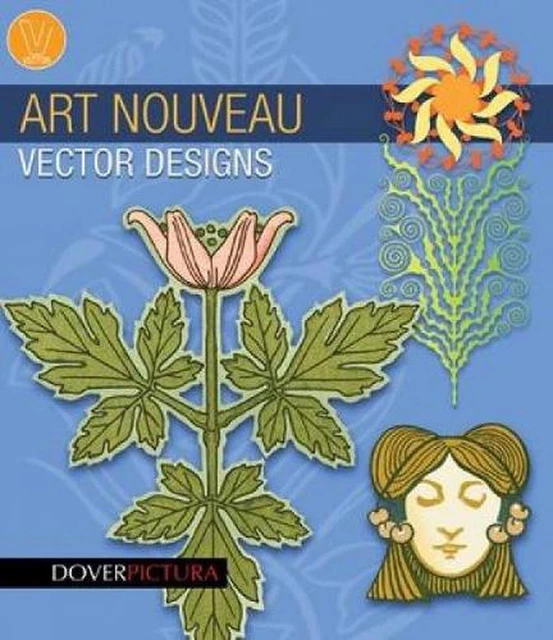 ART NOUVEAU VECTOR Designs by Alan Weller (English) Paperback Book EUR ...