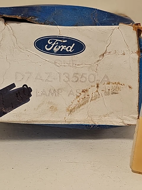 NOS FORD CAR License Plate Lamp Holder D7AZ-13550-A OEM $62.33 ...