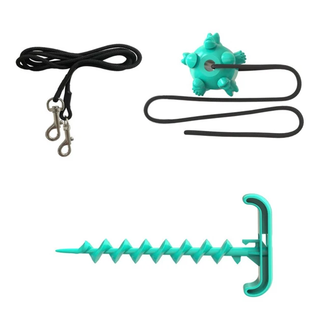 GROUND PILES AND Nails Dog Tether Beach Stake Anchor Outdoor Fixing Tie ...