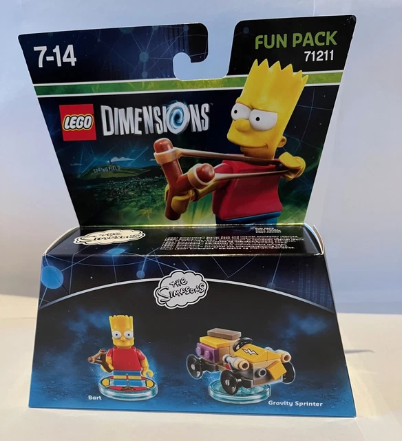 LEGO DIMENSIONS THE Simpsons 71211 Bart and Gravity Sprinter £12.00 ...