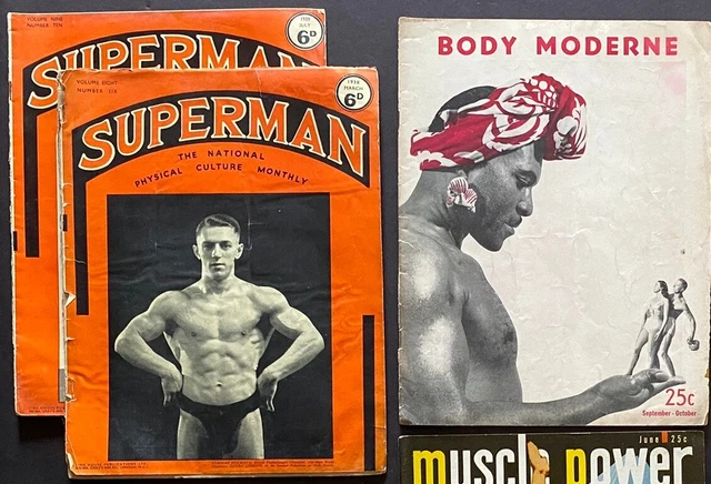 1930-40S MEN'S BODYBUILDING Fitness Superman Your Physique More ...