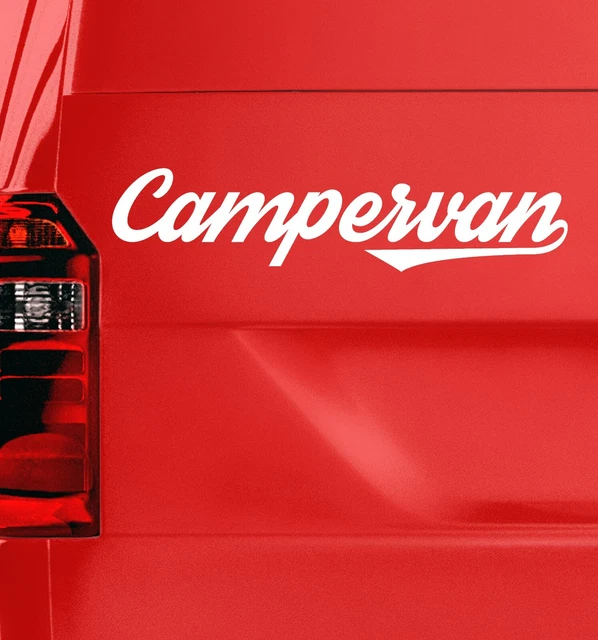 RETRO 60S 70S Campervan Camper Van Camping 7 Year Vinyl Car Decal ...