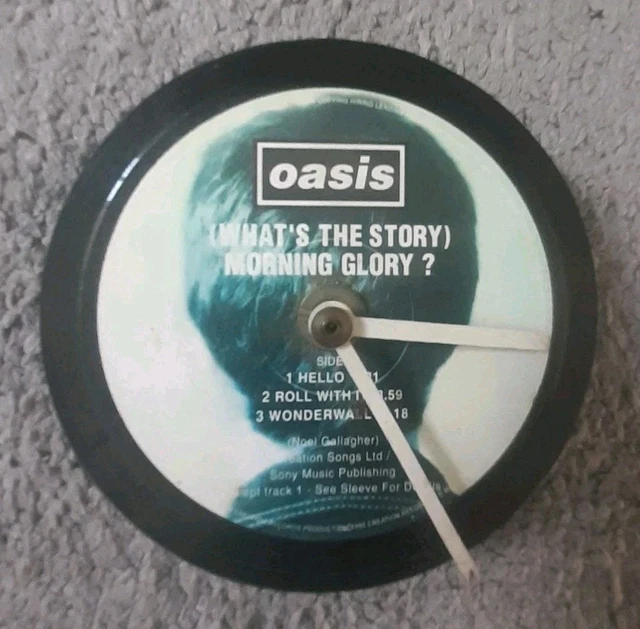 OASIS - WHATS the Story Morning Glory Mini Vinyl Record Wall Clock ...