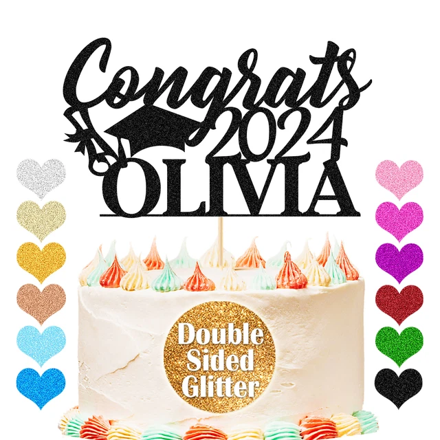 PERSONALISED GRADUATION CAKE Toppers Congrats Students Celebration ...