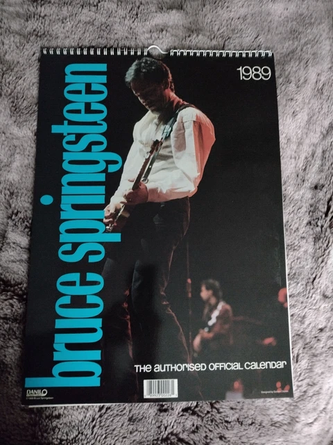 BRUCE SPRINGSTEEN 1989 The Authorised Official Calendar *free p&p* £10. ...