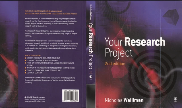 YOUR RESEARCH PROJECT: A Step-By-Step Guide For The First-Time ...
