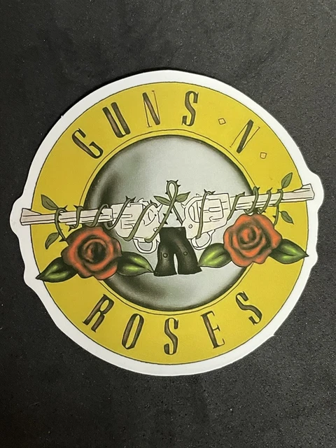 GUNS N' ROSES Axl Rose Slash Iconic 80s Rock Band Sticker Decal Metal ...