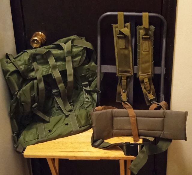 GENUINE US ARMY Military LC-2 Combat Field Pack W/ Frame And Straps $99 ...