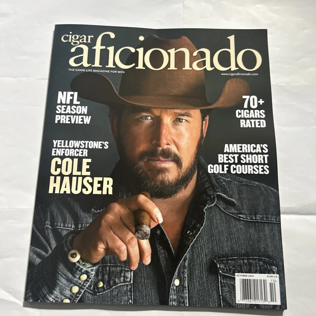 CIGAR AFICIONADO MAGAZINE Sep/Oct 2024 - 70+ Cigars Rated - Cole Hauser ...