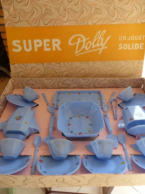 ANCIENNE DINETTE DE POUPEE SUPER DOLLY en COFFRET - années 1950-60 EUR ...