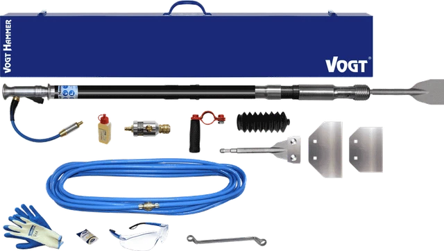 VOGT DRUCKLUFTHAMMER VH 60-110.18 Bodenleger Basis-Set Presslufthammer ...