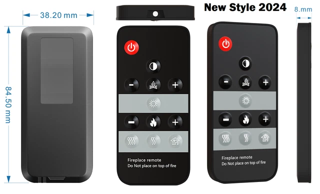 FIRE REMOTE CONTROL Blyss Madison Mandison Carolina electric fire SEE ...