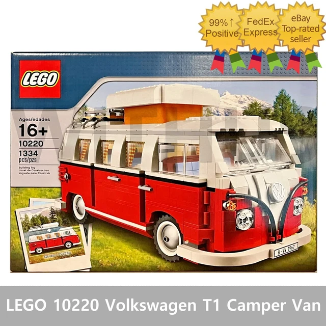 LEGO 10220 CREATOR Expert Volkswagen T1 Camper Van Unopened - 1332 ...