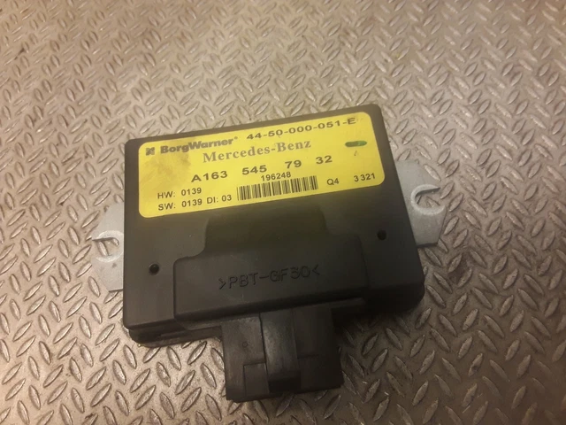 MERCEDES W163 TRANSFER BOX ECU CONTROL MODULE ML CLASS W163 Diesel ...