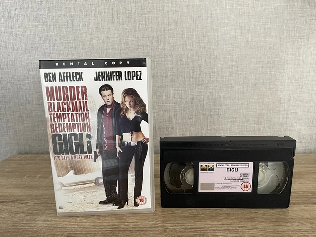 GIGLI-VHS VIDEO, BIG Box, Ex Rental, Retro, Vintage £18.99 - PicClick UK