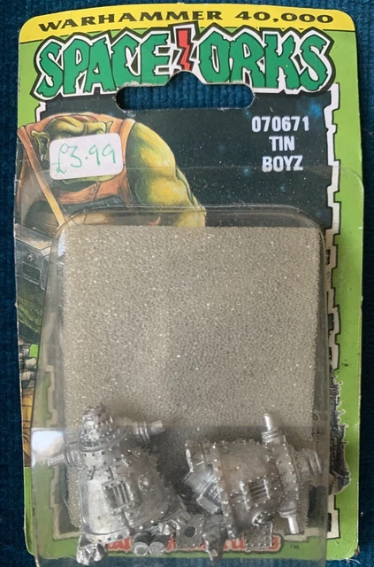 RARE OOP CITADEL Miniatures Warhammer 40k Space Orcs 070671 Tin Boyz ...