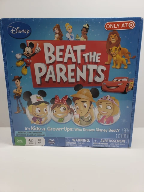 DISNEY BEAT THE Parents Board Game Kids VS Who Knows Disney Best? NEW ...
