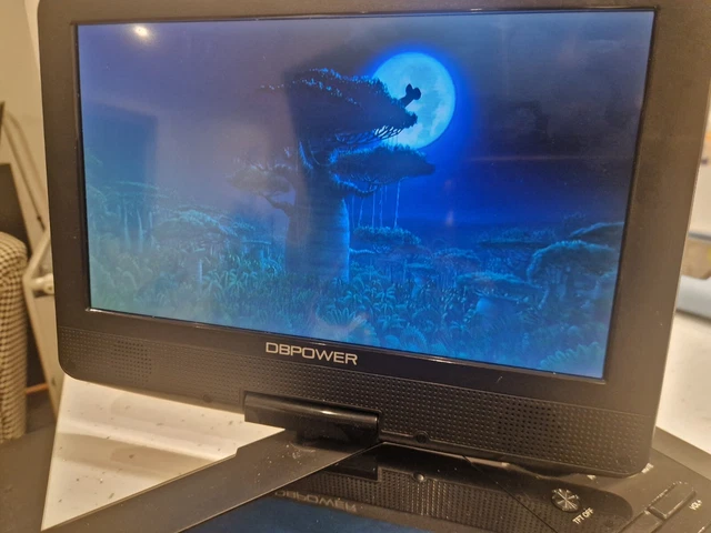 DBPOWER 10 INCH portable dvd player with PSU, Rechargeable. £32.00 ...