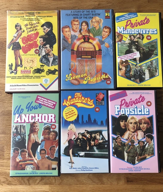 VHS BUNDLE 5 X Lemon Popsicle films And The Wanderers - Baby Love Pre ...