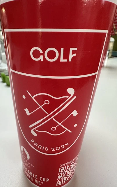 2024 PARIS OLYMPICS Official Coca Cola Golf Cup Scottie Scheffler Lydia ...