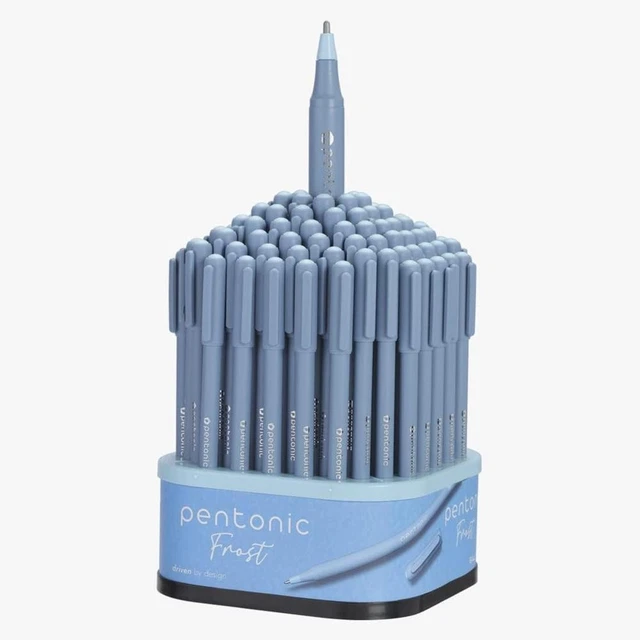 FROST 0.7 MM Ball Point Pen Box Stand | Pastel Blue Body | Blue Ink ...
