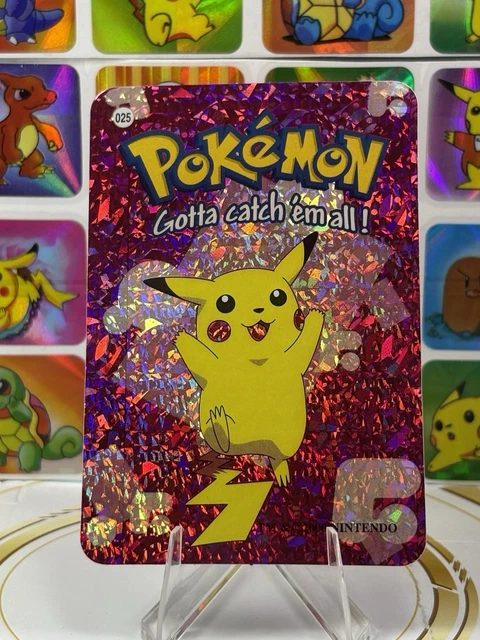 POKEMON ANIME COLLECTION Rare Vintage Art Vending Machine Holo Prism ...