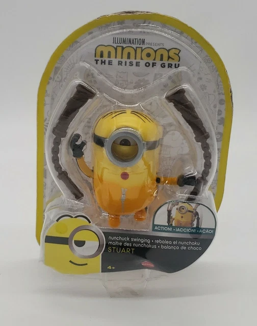 MINIONS THE RISE of Gru STUART Bruce Lee outfit Swinging Nunchuck ...
