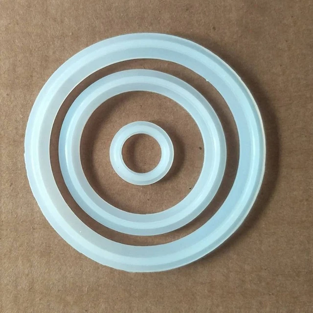 10PCS WHITE INDUSTRIAL Flange O-Ring Silicone Rubber Sealing Ring $13. ...