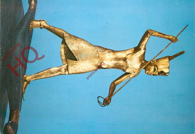 PICTURE POSTCARD, TREASURES of Tutankhamun, Tutankhamun the Harpooner ...