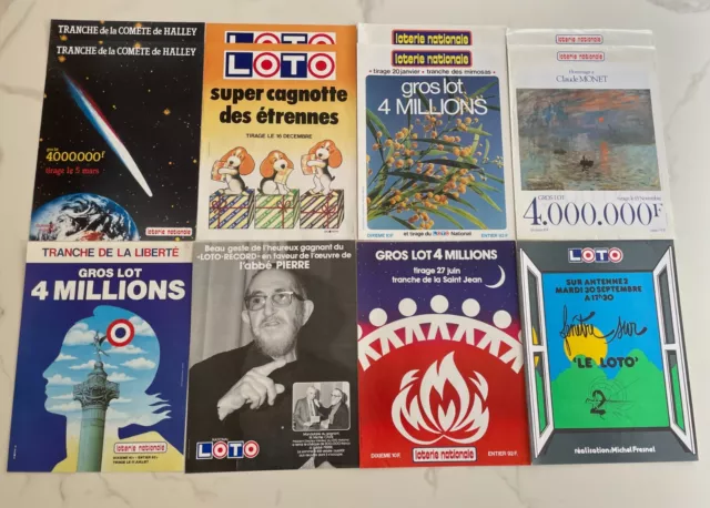 LOT 12 AFFICHES Loterie Nationale / LOTO - Année 80/90 EUR 25,00 ... LOT 12 AFFICHES Loterie Nationale / LOTO - Année 80/90 EUR 25,00 ...