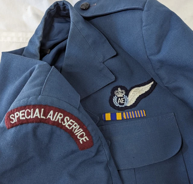 RAAF SAS OBSOLETE vintage 1982 Australian air force uniform zip jacket ...