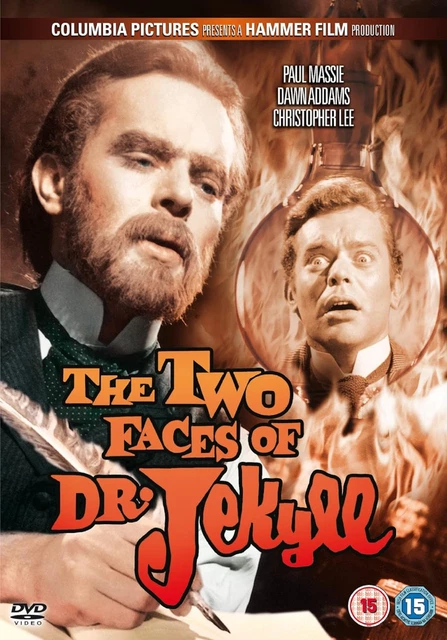 TWO 2 FACES OF DR Doctor JEKYLL DVD Christopher Lee Paul Massie Movie ...