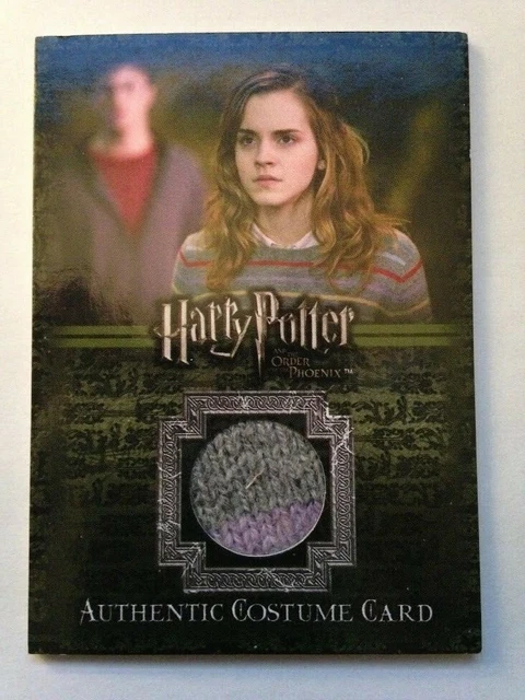HARRY POTTER EMMA Watson as Hermione Granger Costume Card Variant RARE ...