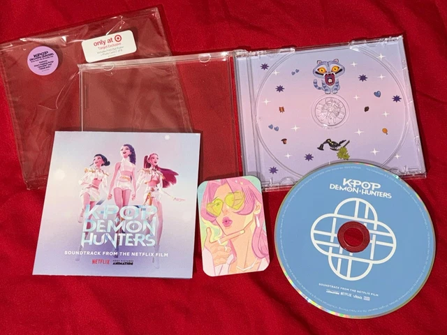 TARGET KPOP DEMON HUNTERS CD soundtrack Saja Boys ROMANCE PHOTOCARD ...